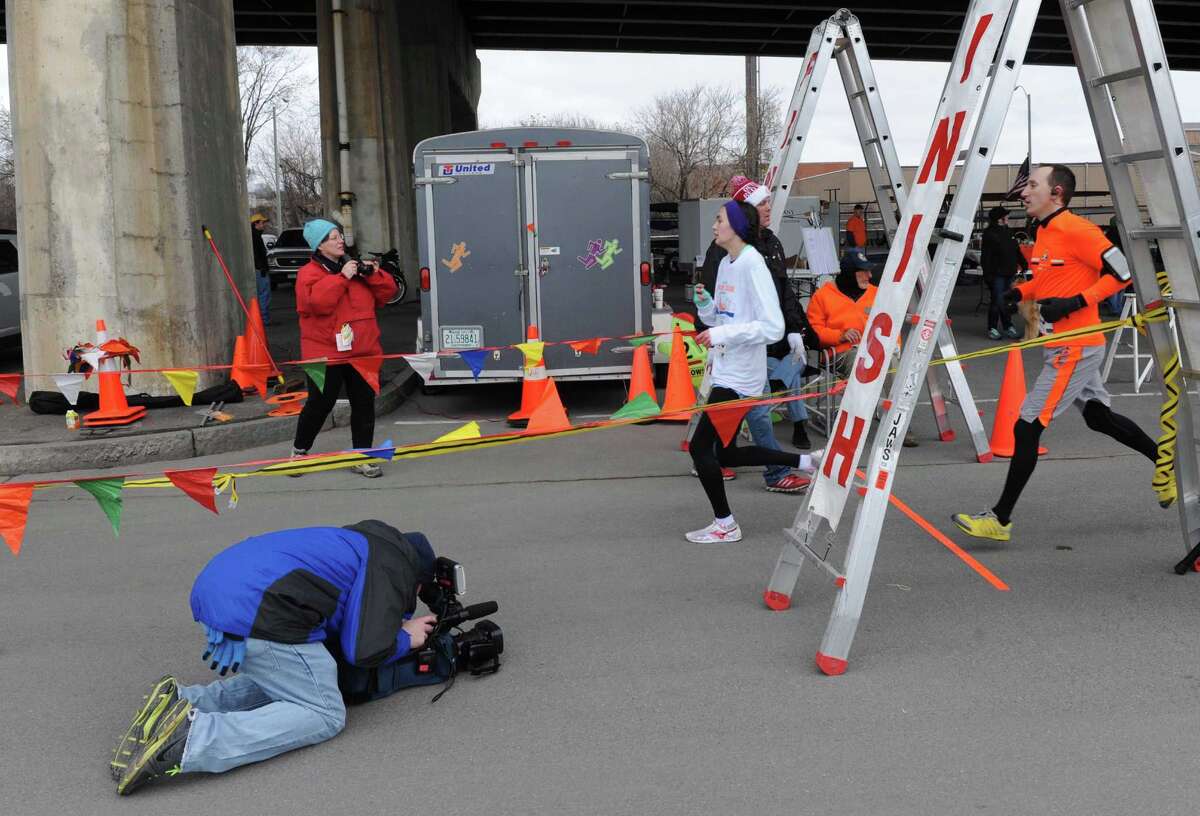 Albany's Ice Breaker Challenge, a race on land and water
