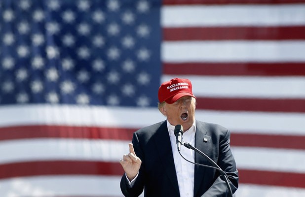 Donald Trump tombstone appears in New York’s Central Park