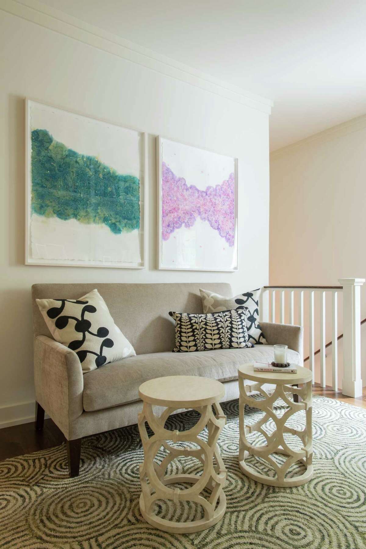A landing space to showcase photos, art, collections
