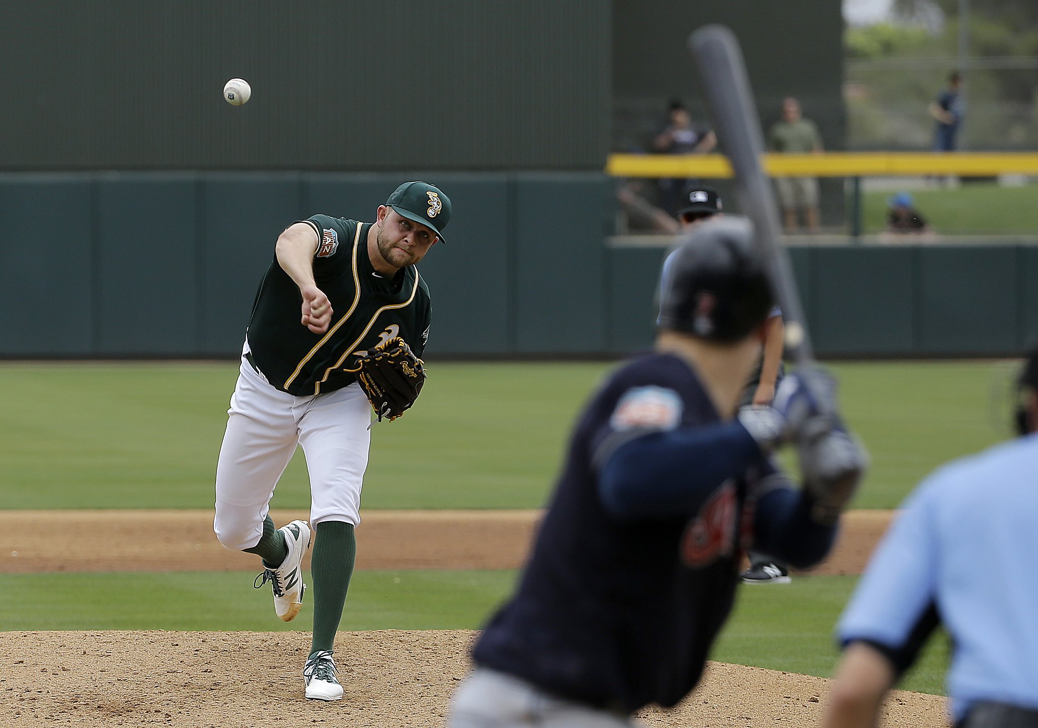 Another shaky outing for A’s Hahn makes spot uncertain