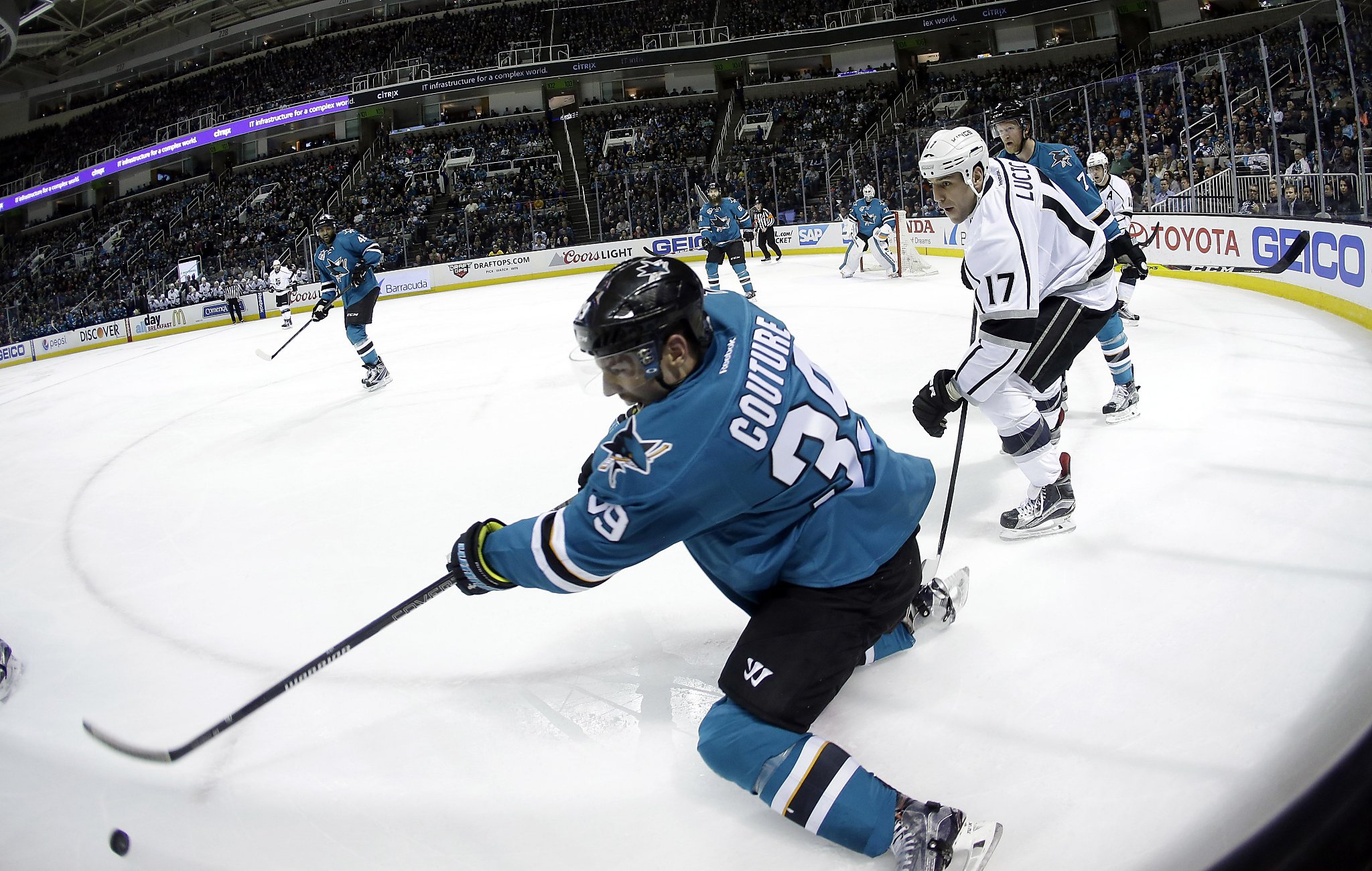 Sharks beat Kings, finally clinch playoff spot