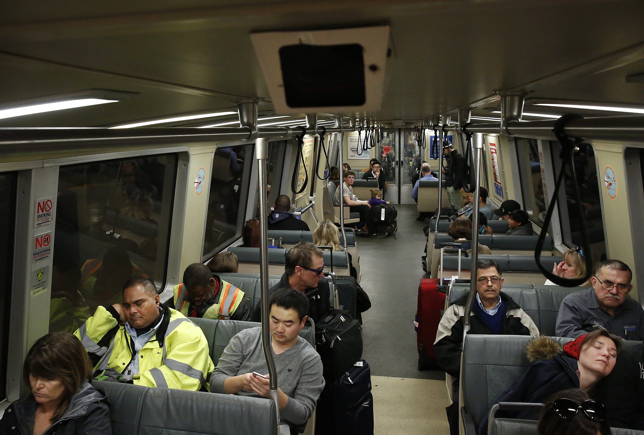 Security cameras on all BART cars by next year