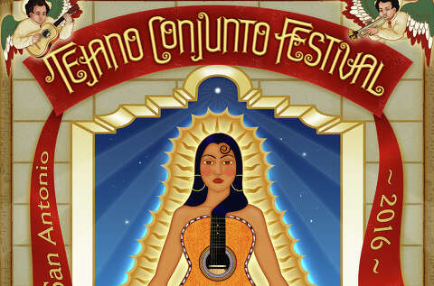 Artist creates a divine poster for Tejano Conjunto Festival