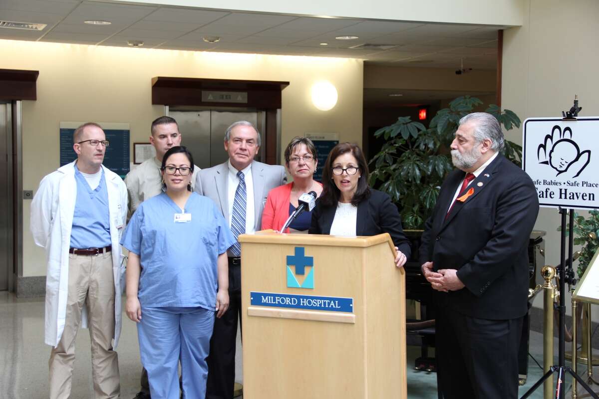 Slossberg and Milford Hospital hold Safe Havens awareness event