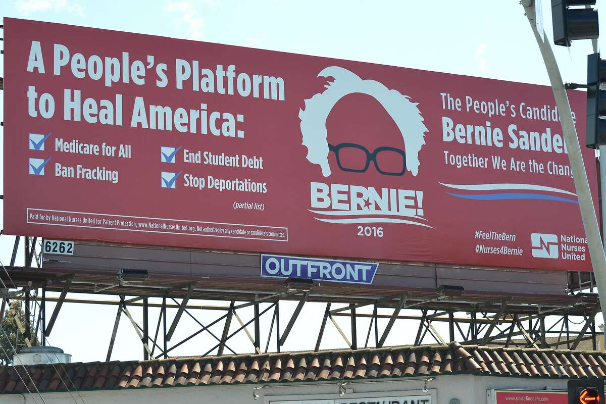 Bernie billboards prove it: This year, California matters