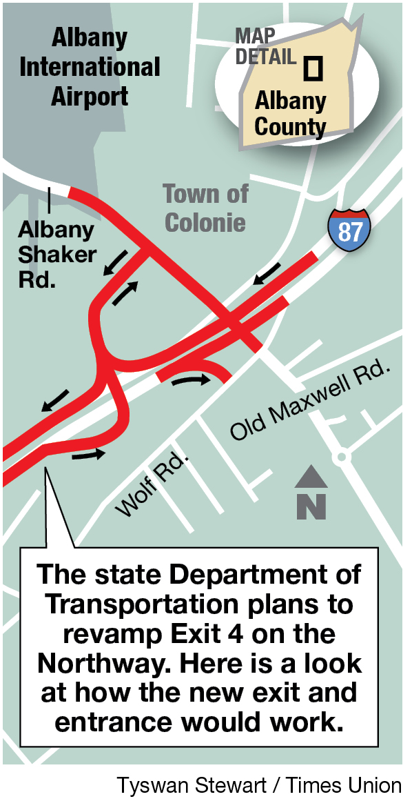 Albany airport exit project advancing