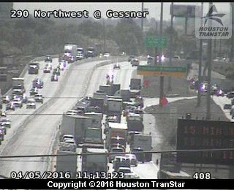 U.S. 290 reopens after big-rig crash blocked freeway - Houston Chronicle