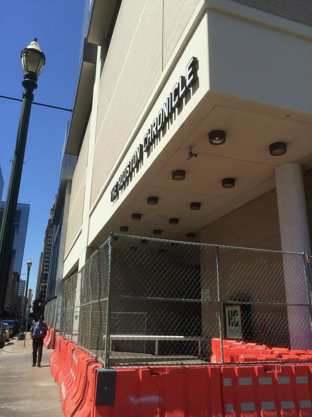 The old Houston Chronicle building is officially gone