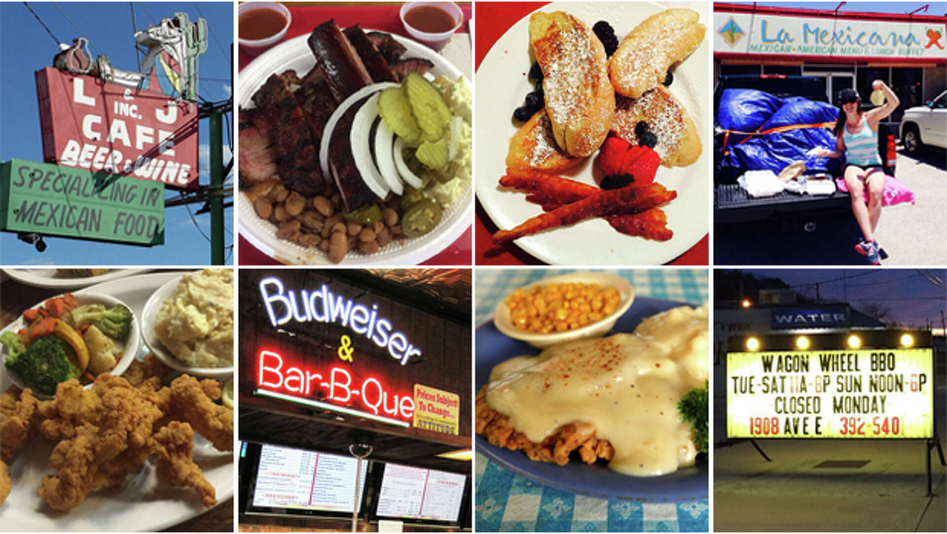 Best stops for food off I-10 in Texas from El Paso to Beaumont
