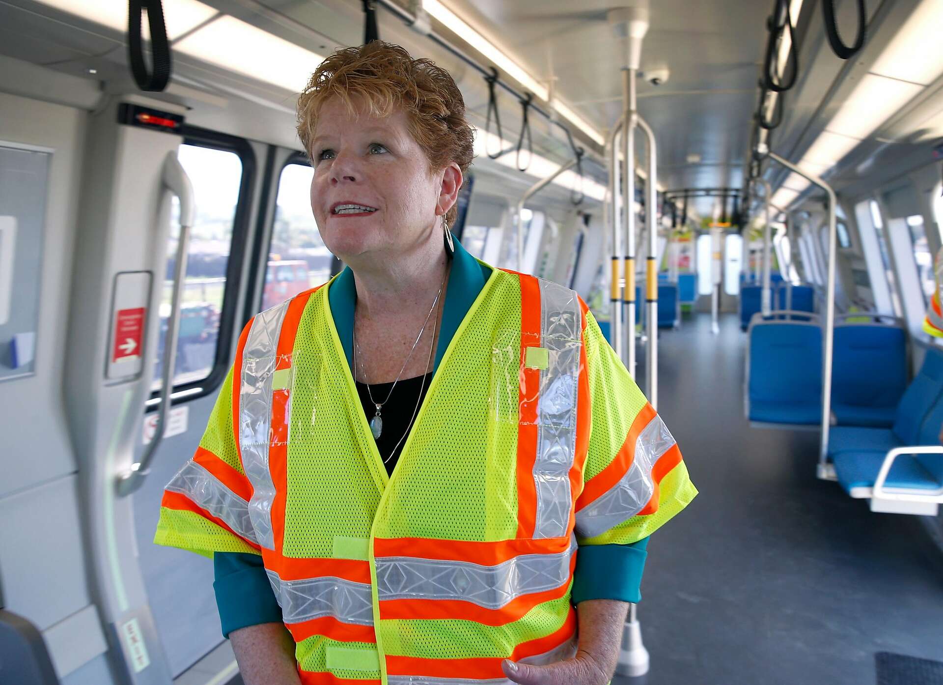 BART gives first look at new train cars