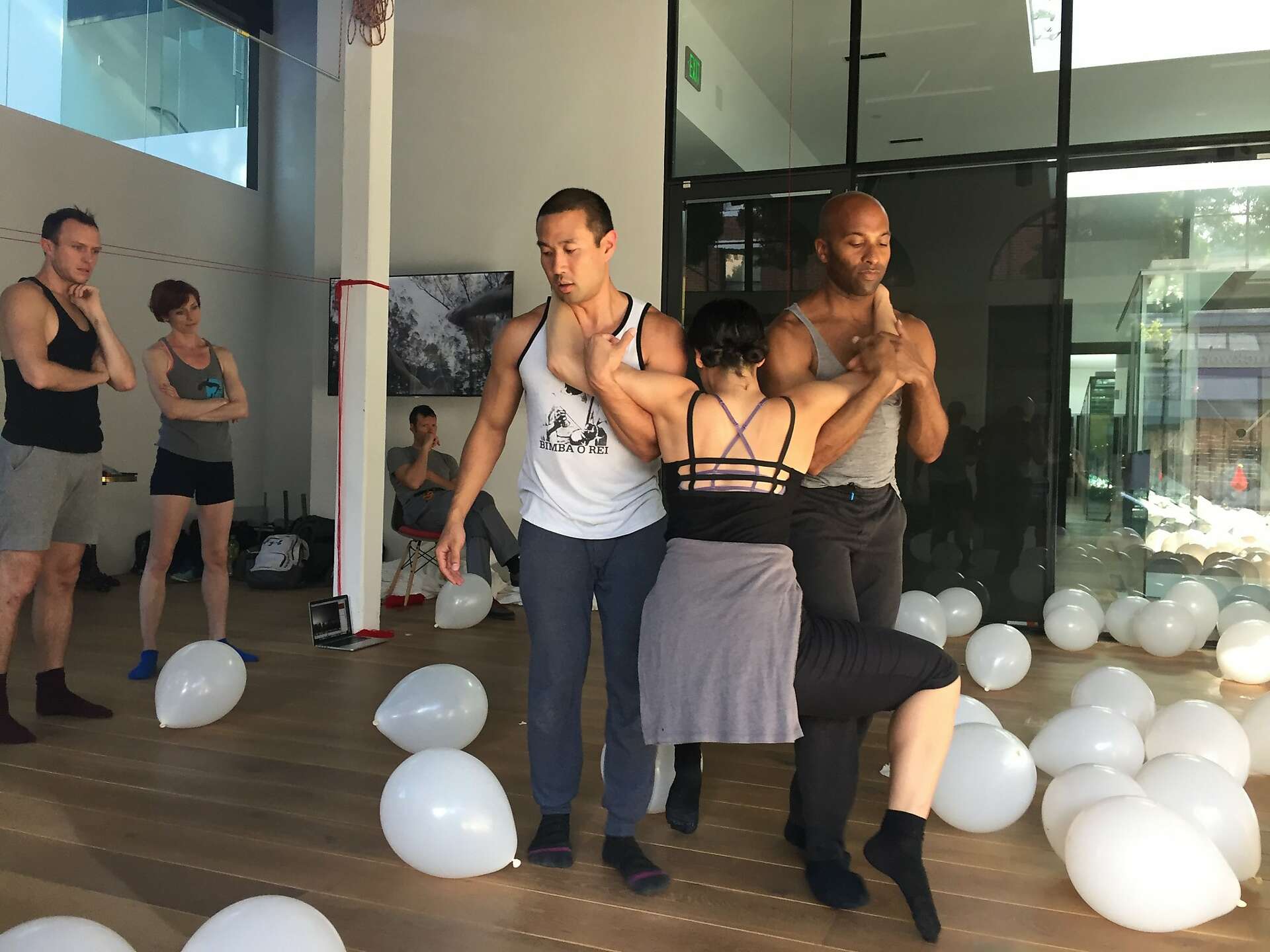 Display of talent: RAWdance piece takes shape in window