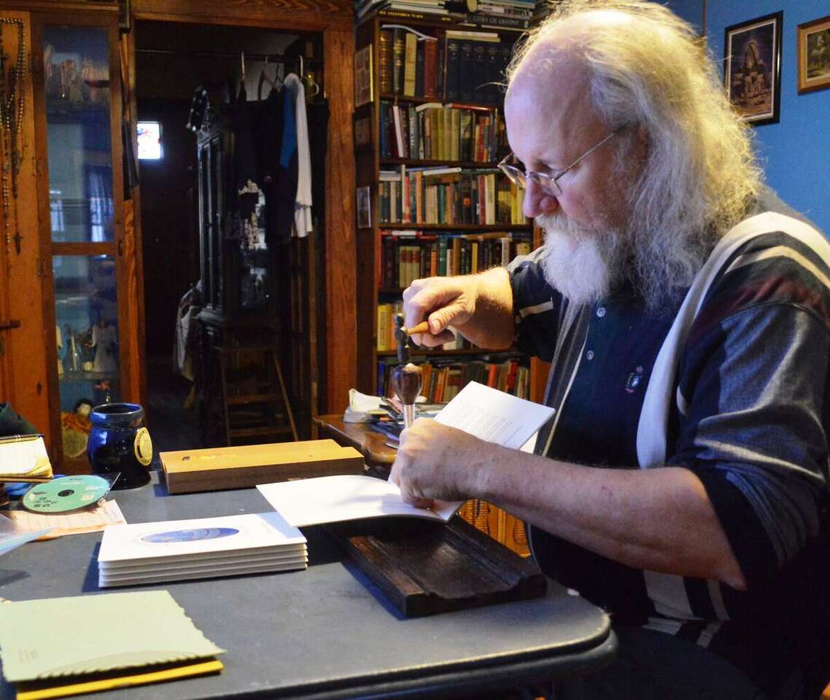 San Antonio publisher Bryce Milligan’s artistic side covered in new exhibit