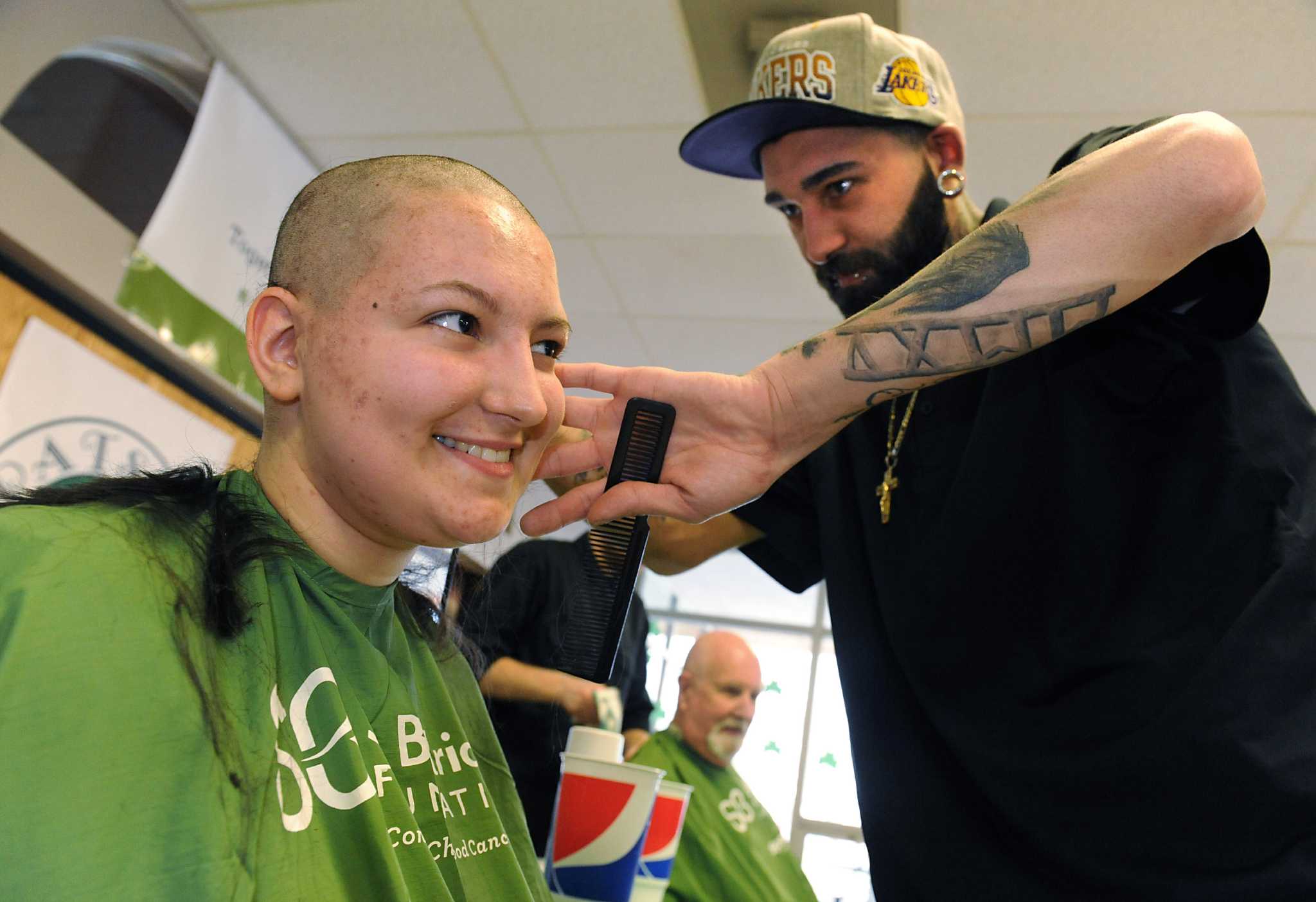 Photos: Heads shaved for charity at Saint Rose