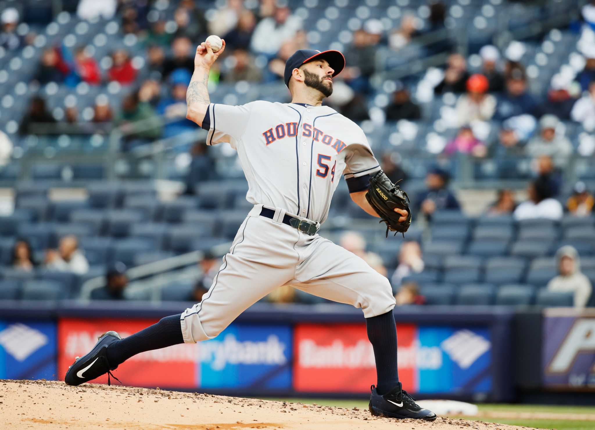 Astros' Mike Fiers focuses on better start against Royals