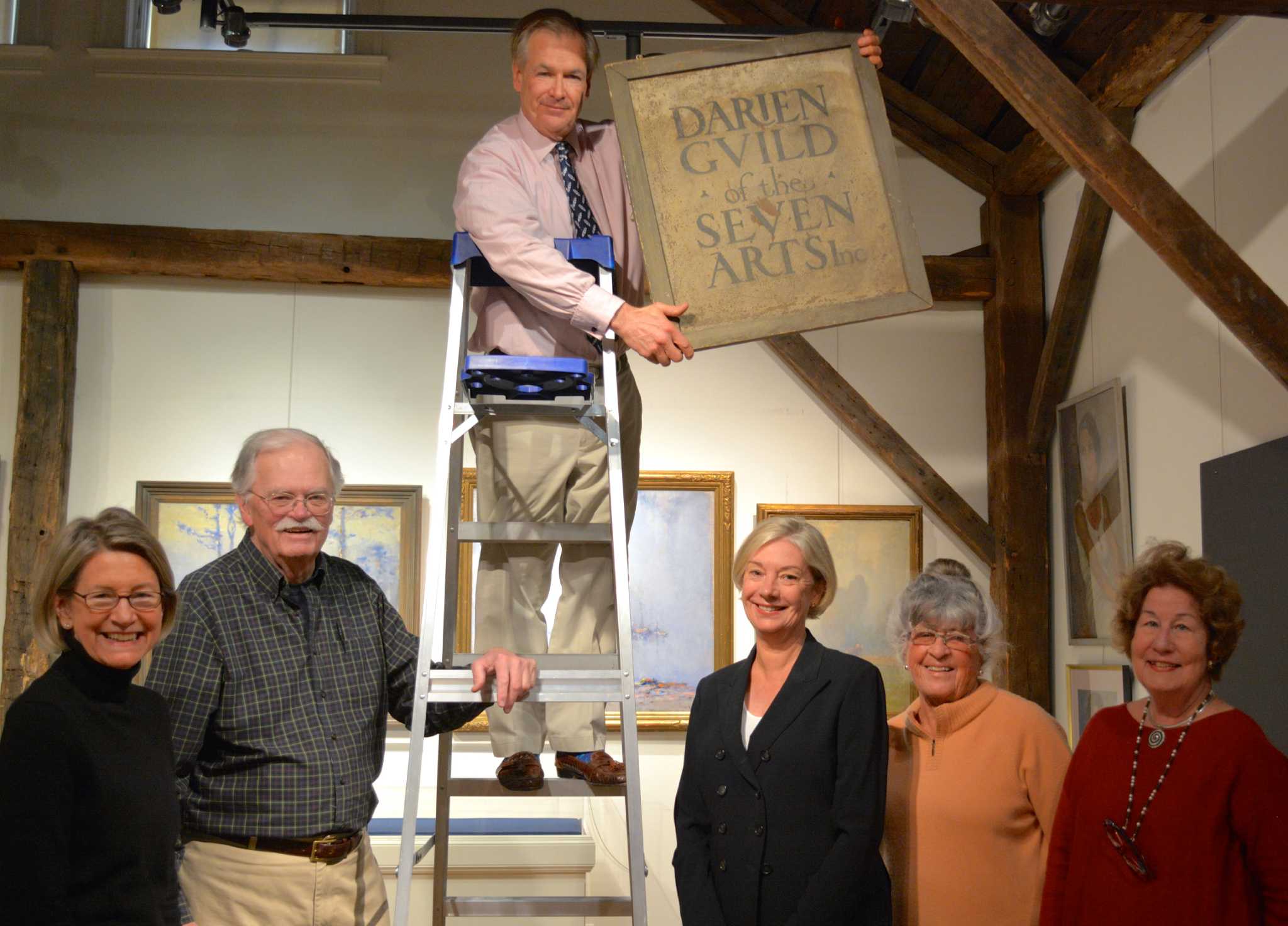 Art show evokes evolving Darien