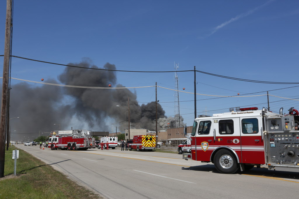 Shelter in place lifted after large fire at LyondellBasell plant