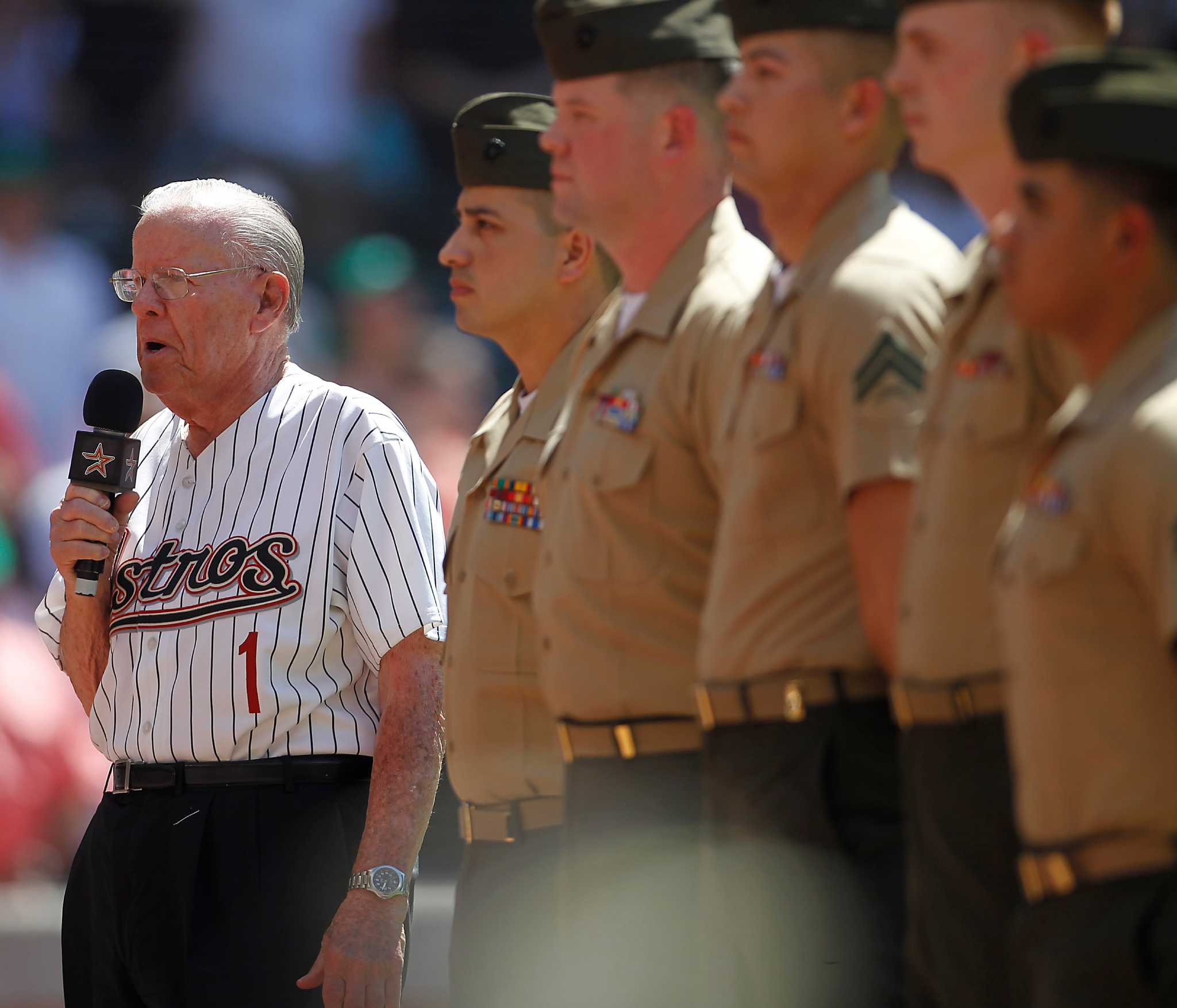Longtime Astros national anthem singer Joe Prince has died