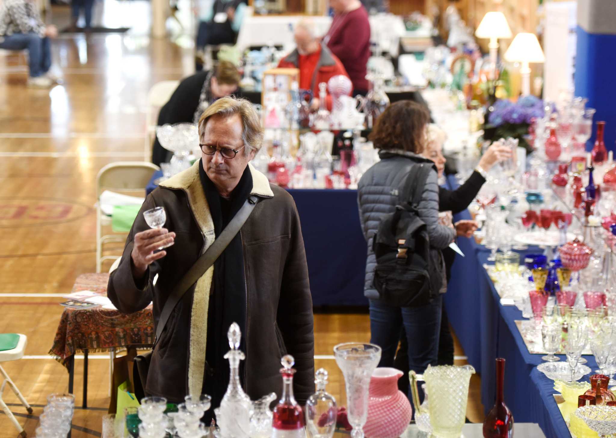 Greenwich antique glass show reflects fragile past