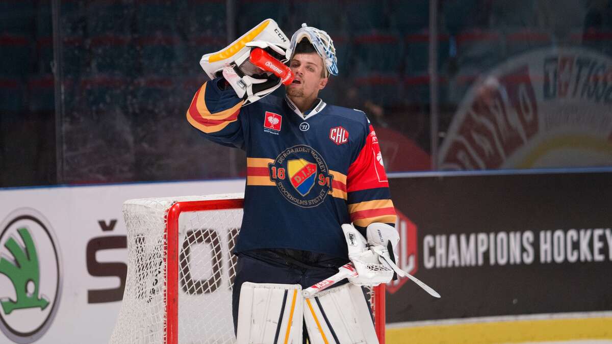 The San Jose Sharks' new goalie is also a model