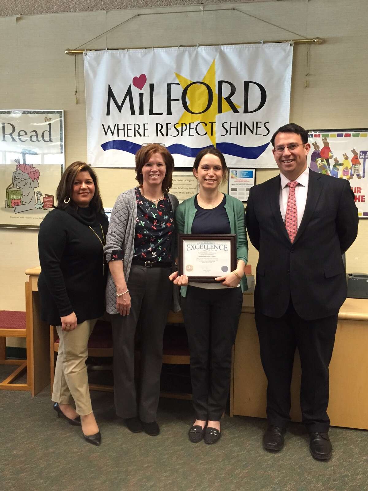 Children’s librarian wins Employee of the Month award