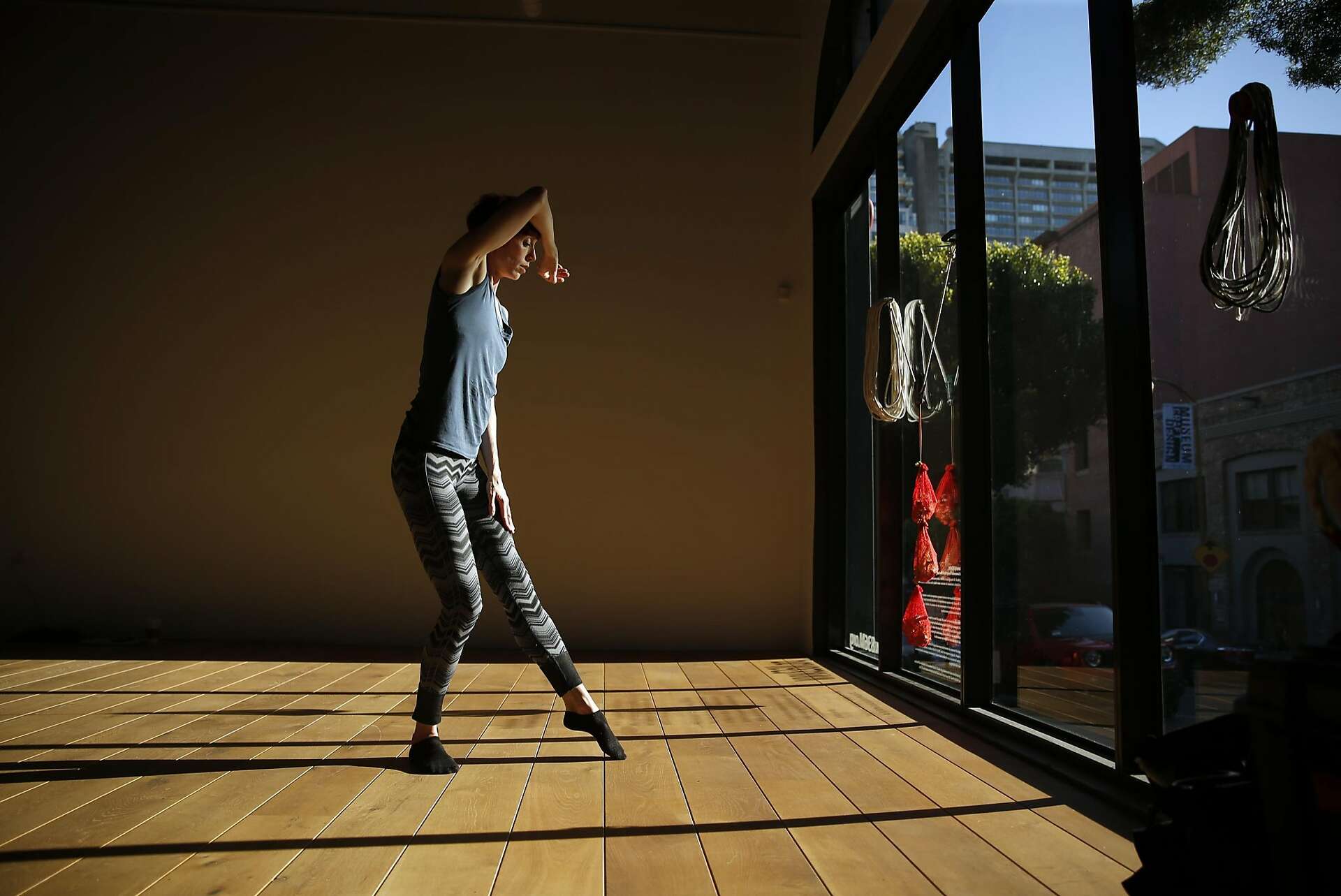Display of talent: RAWdance piece takes shape in window