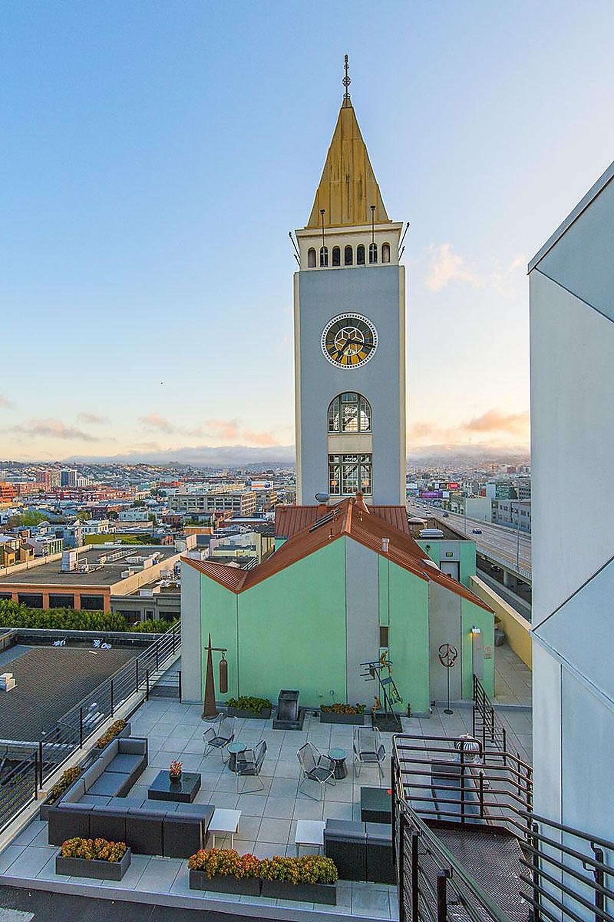 A penthouse in San Francisco's historic Clock Tower goes on the market