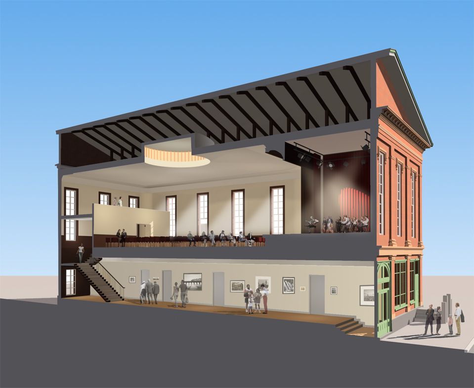Hudson Opera House begins last phase of restoration