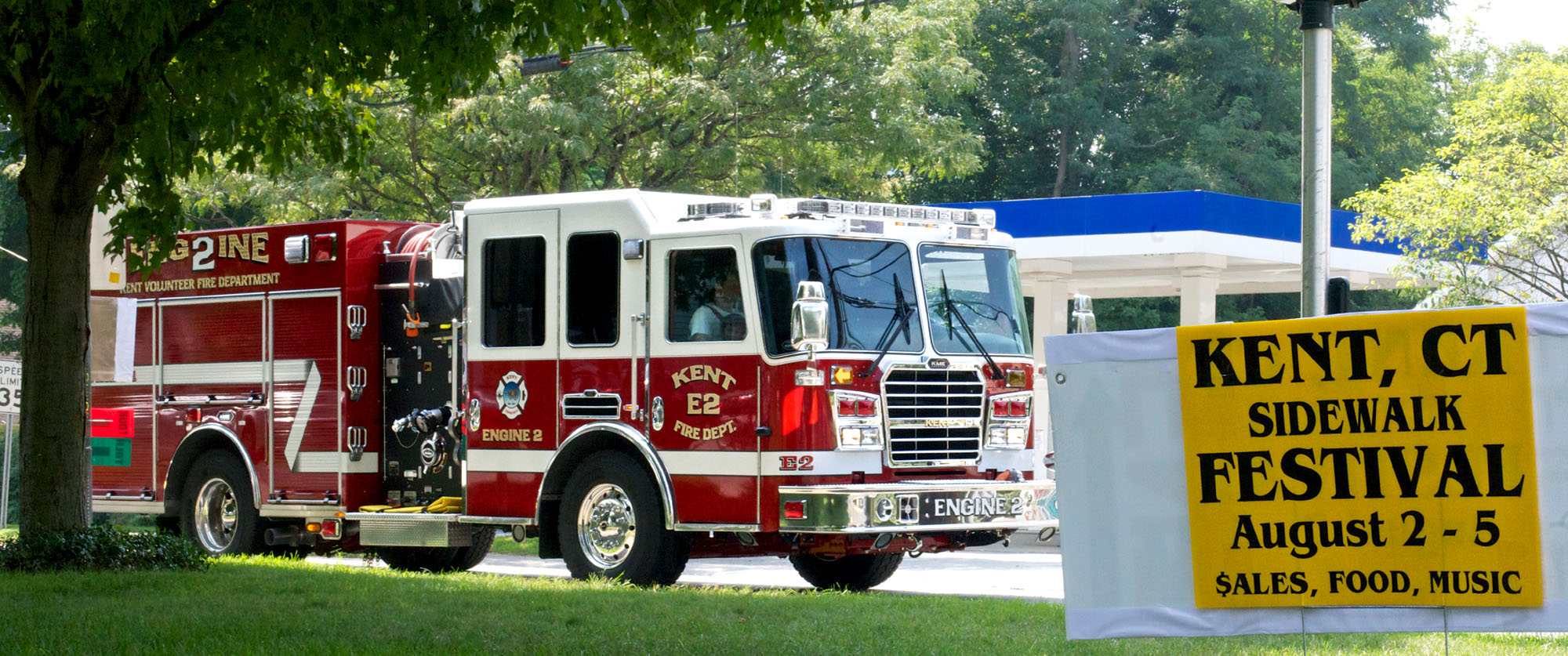 Brush fire reported by Kent School