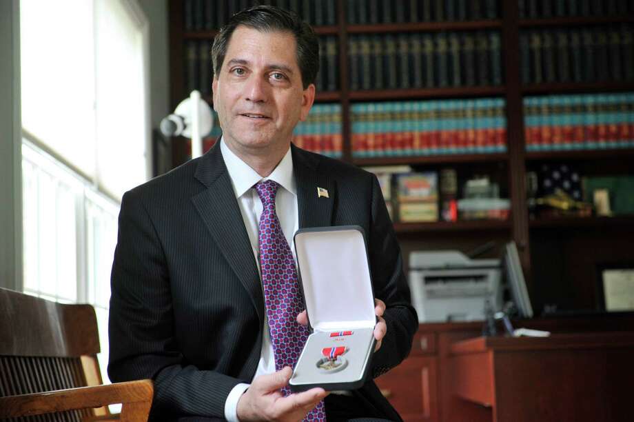 Colonie town justice gets Bronze Star 25 years after service - Times Union