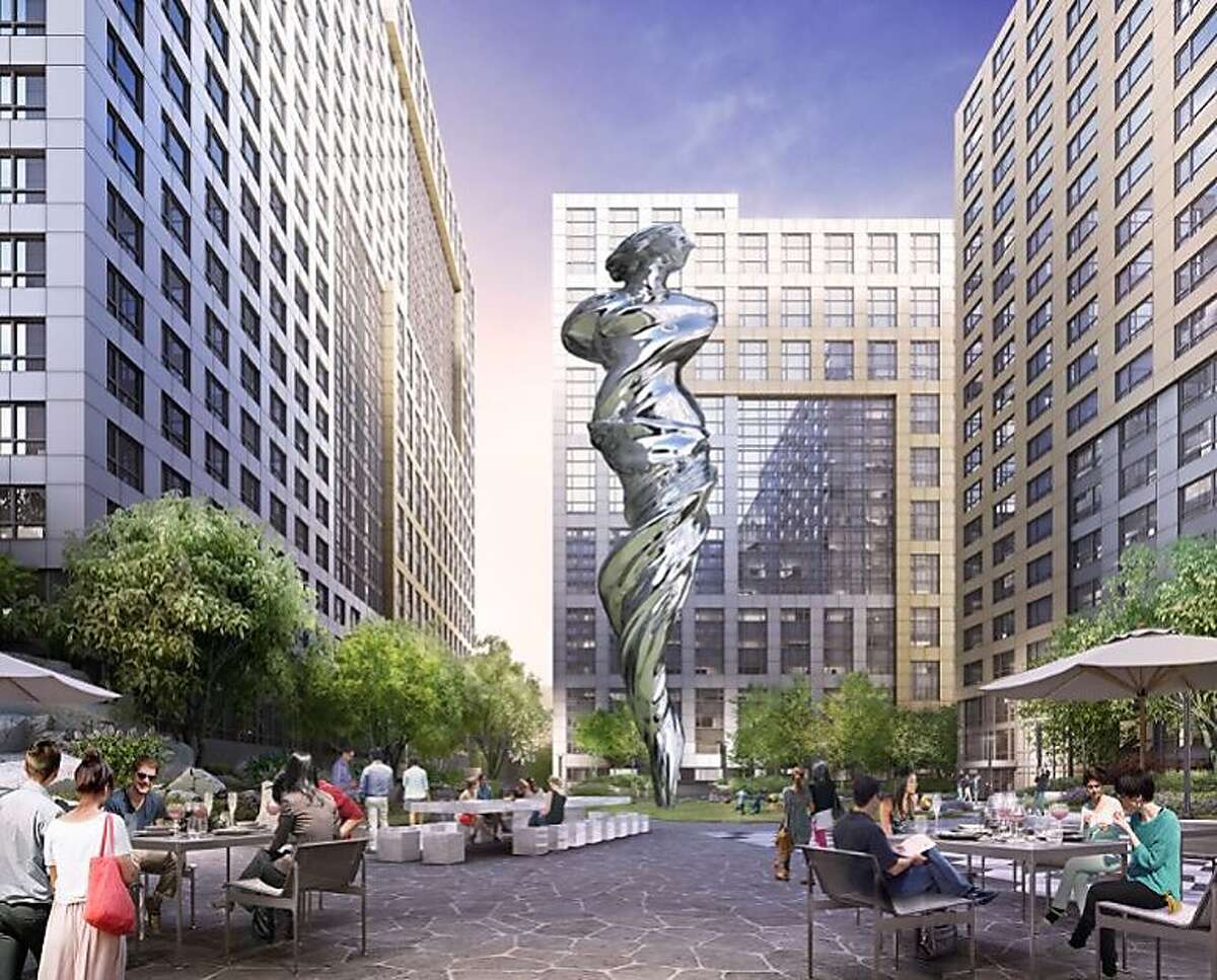 92-foot ‘Venus,’ tallest sculpture in SF, raises its head