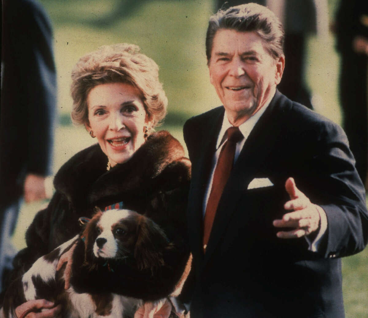 Nancy and Ronald Reagan, inseparable in life, together again