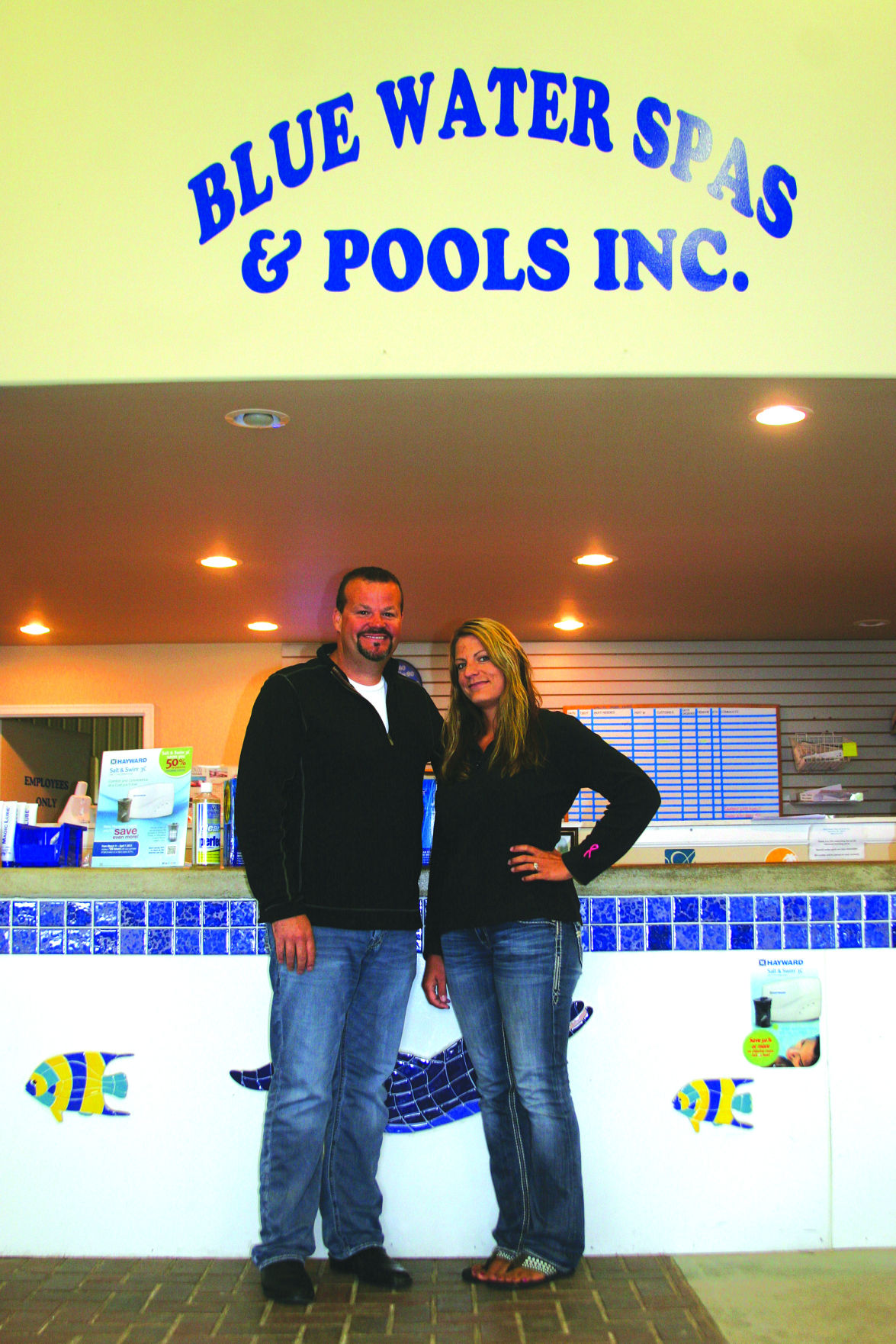 Blue Water Spas and Pools is a refreshing business in the Thumb