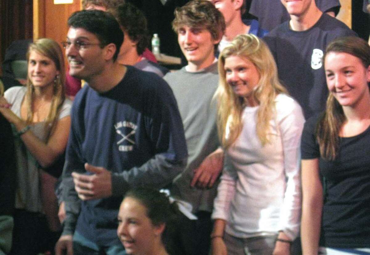 Students sit for tragic talk of peer pressure and poor decisions