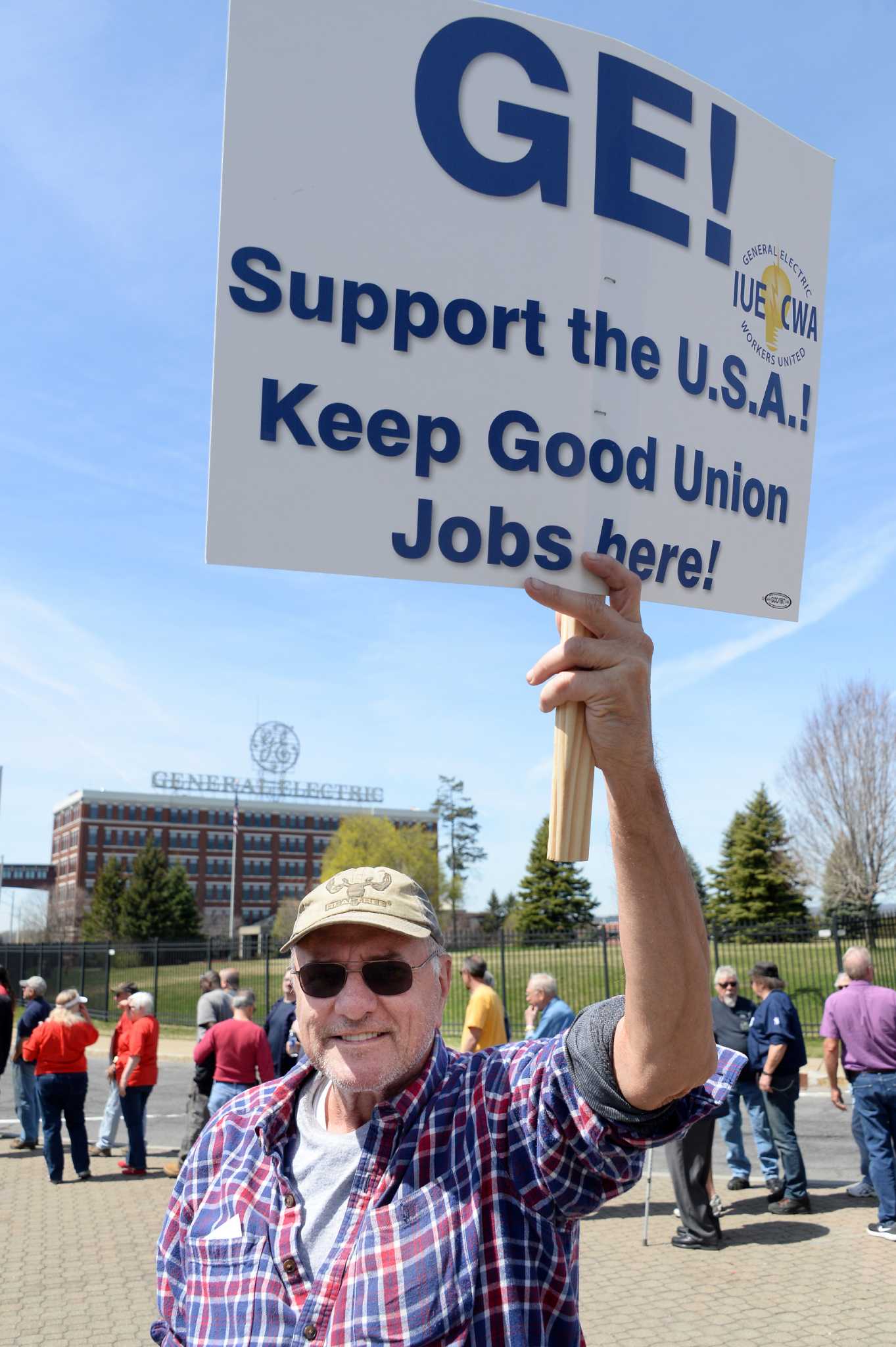 GE retirees protest health coverage changes in Schenectady