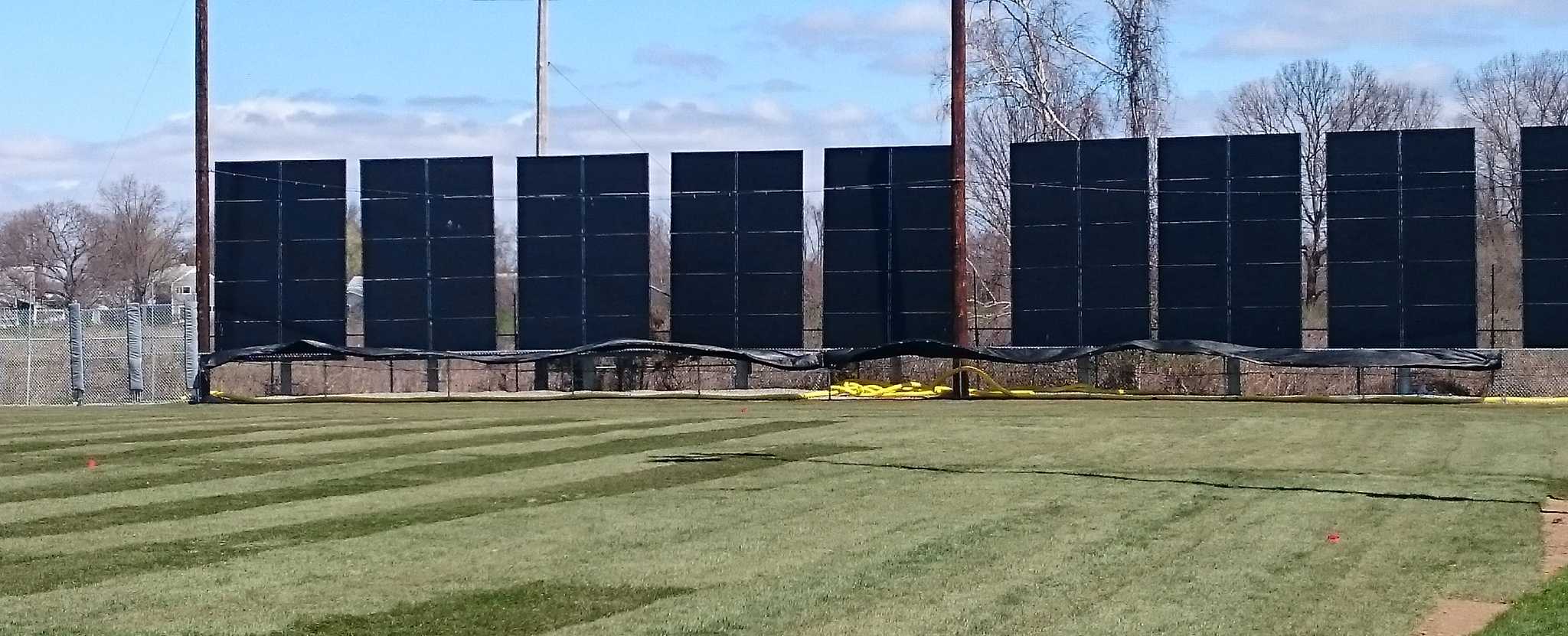 New mini ‘Green Monster’ at Haydon Field has a bright side
