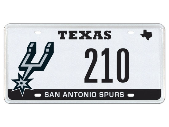 A Texas license plate with the '210' area code could go to a San ...