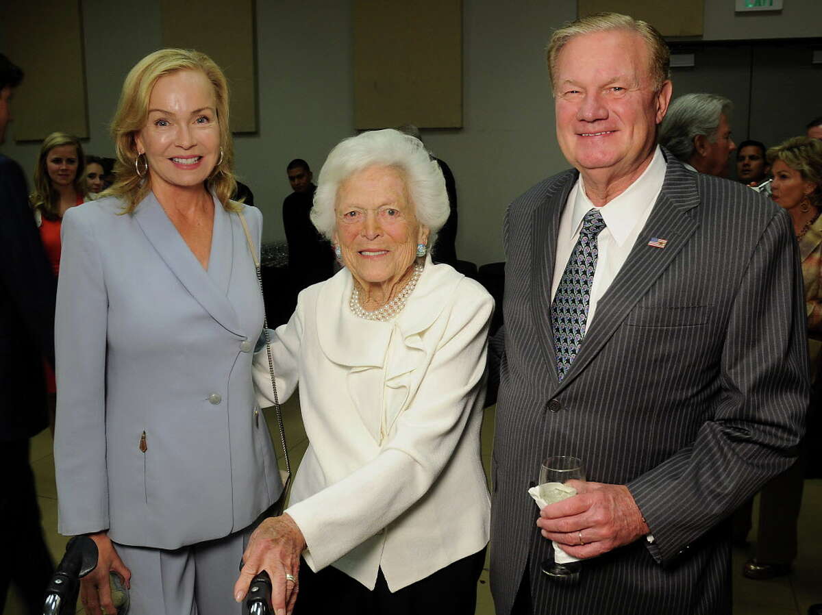 J.J. Watt crashes Barbara Bush's literacy bash