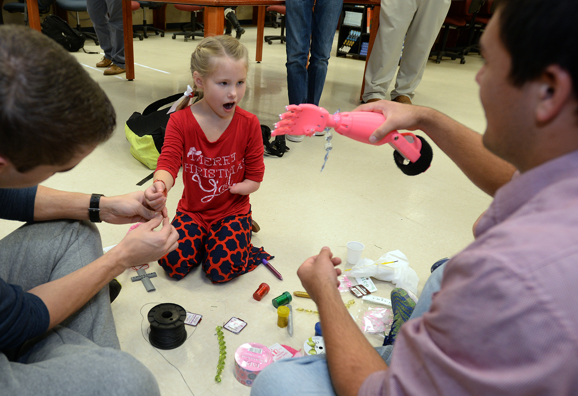 H-J students who made prosthetic arm for 7-year-old girl, then a hand ...