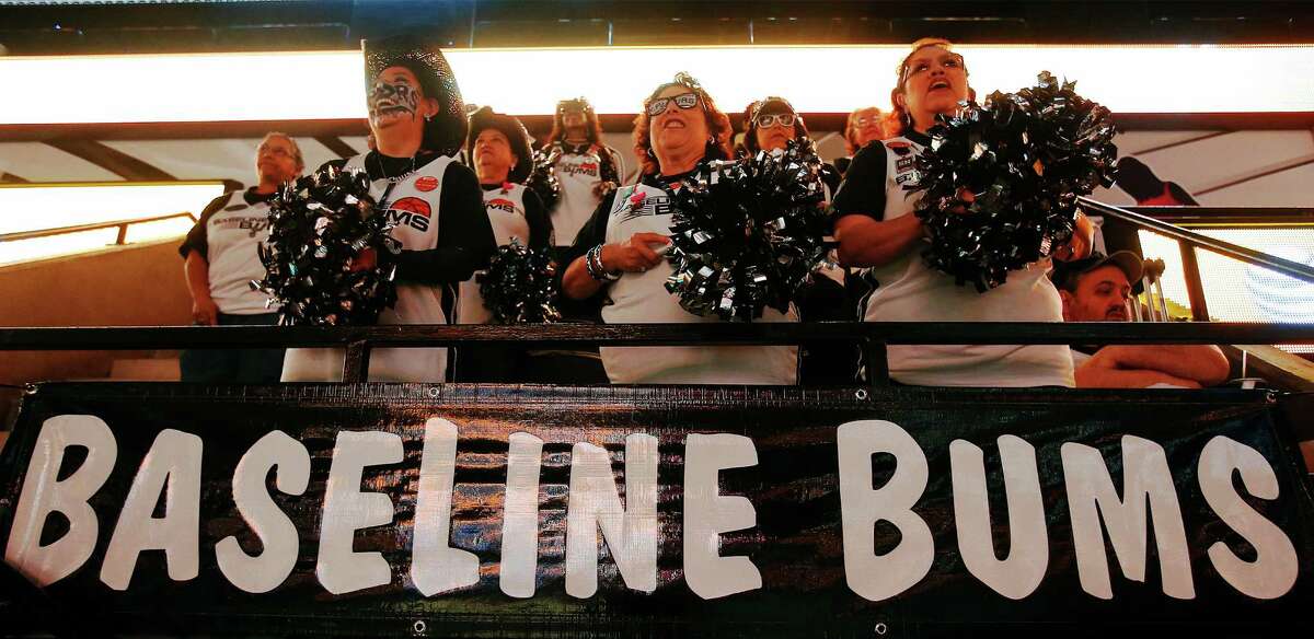 Baseline Bums leave taunting ways at Spurs games in past