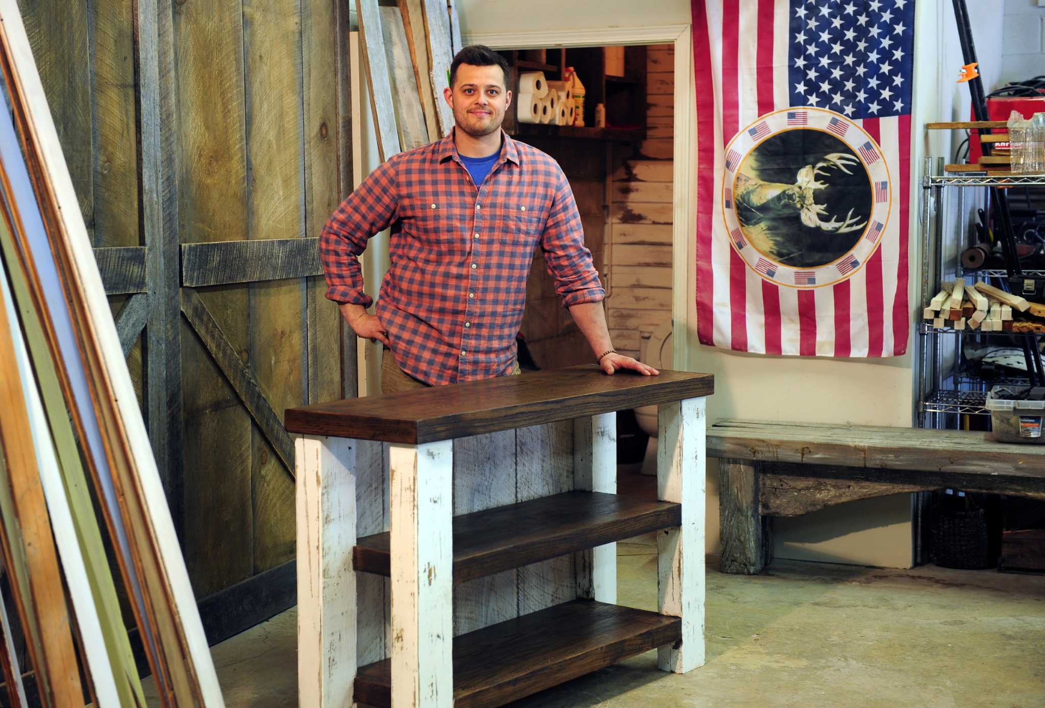 Wood and grit come together for Milford furniture business