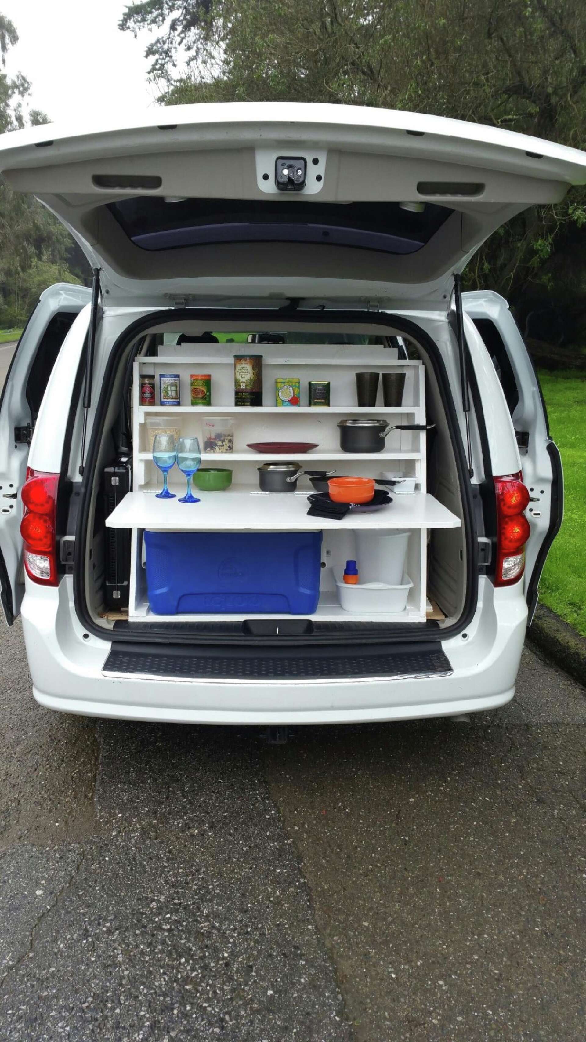 Rent this van to live at Google and 'eat Google food' for $30 a day