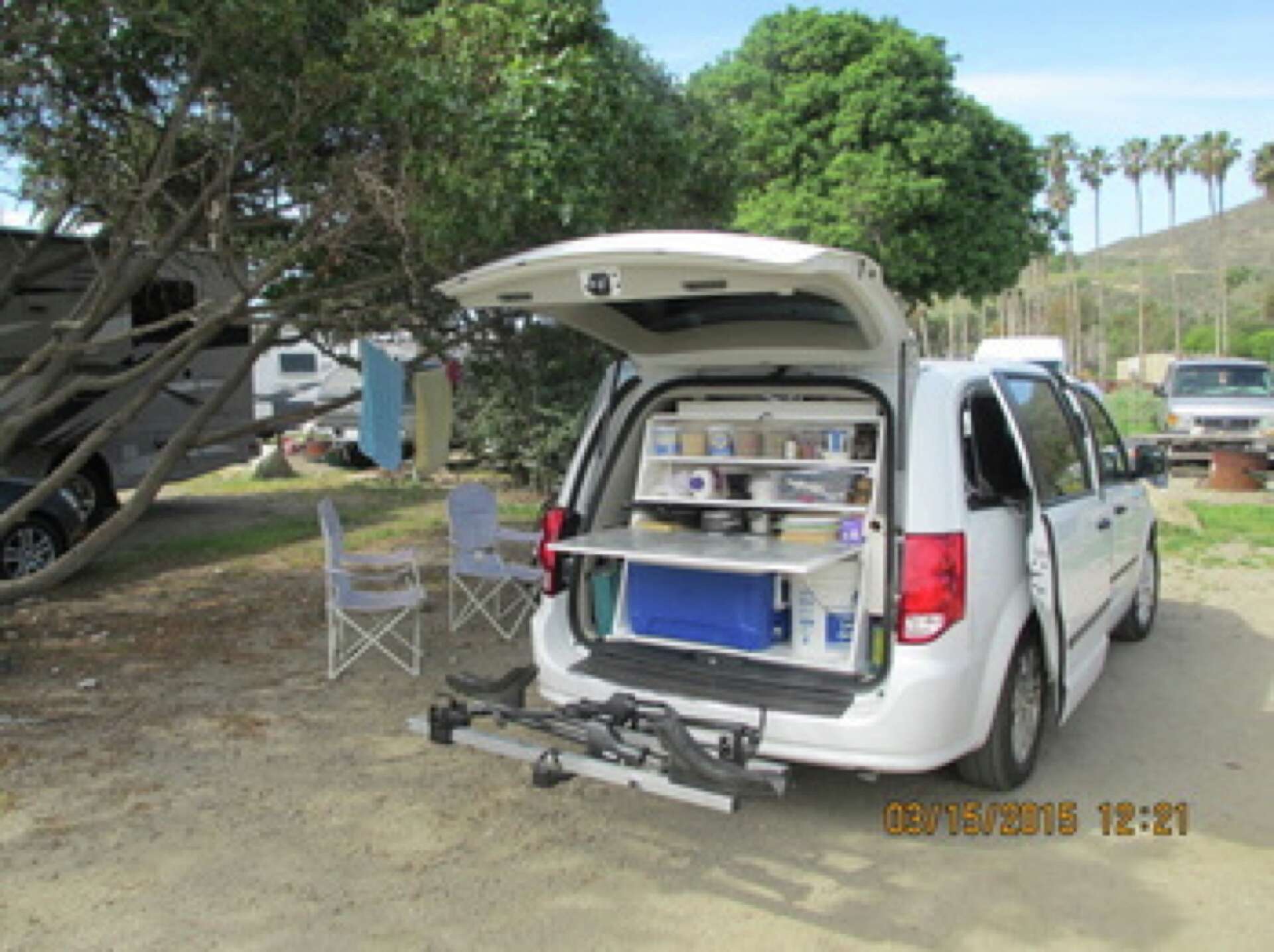Rent this van to live at Google and 'eat Google food' for $30 a day