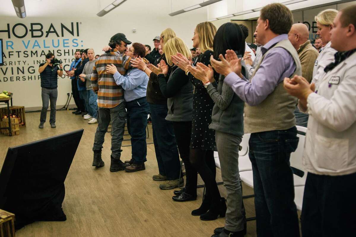 Chobani yogurt mogul gives workers piece of the company