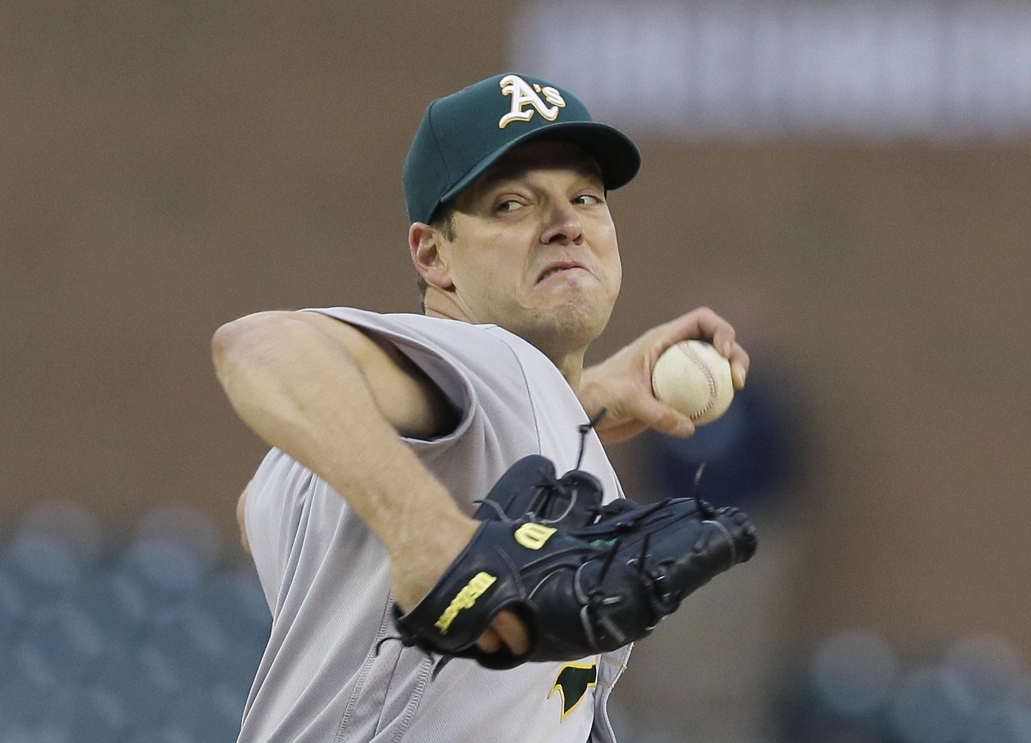 A’s Rich Hill dominant in win over Tigers
