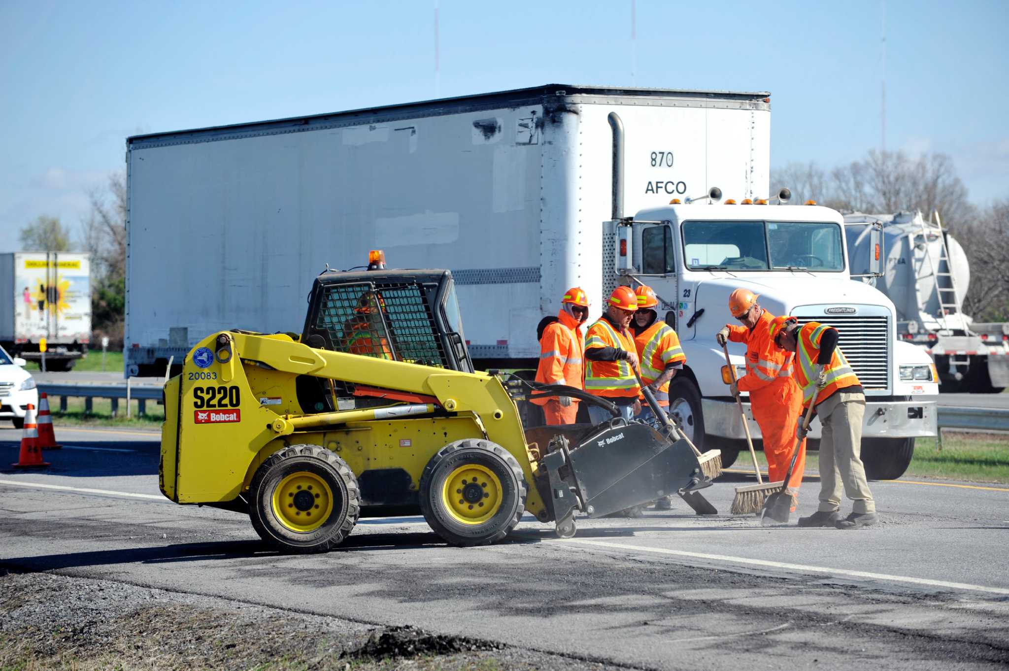 Drive starts for safe roadwork