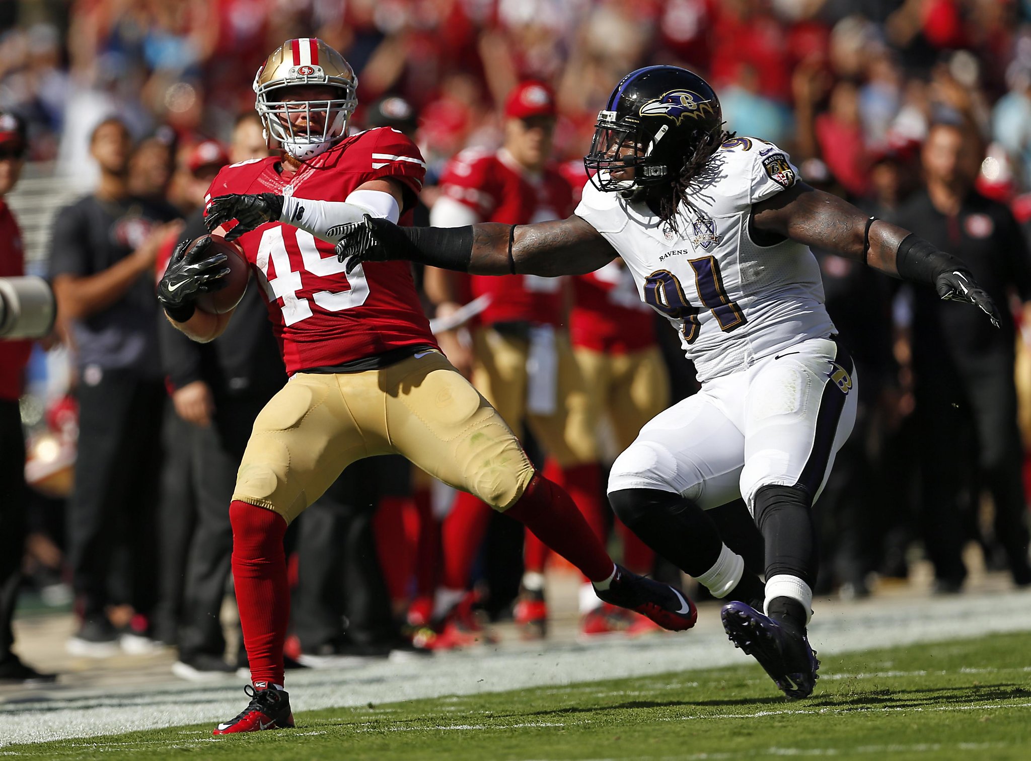 49ers’ Bruce Miller transitioning from FB role