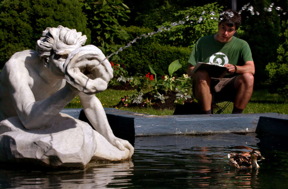 Vandalized sculptures return to Congress Park in Saratoga Springs