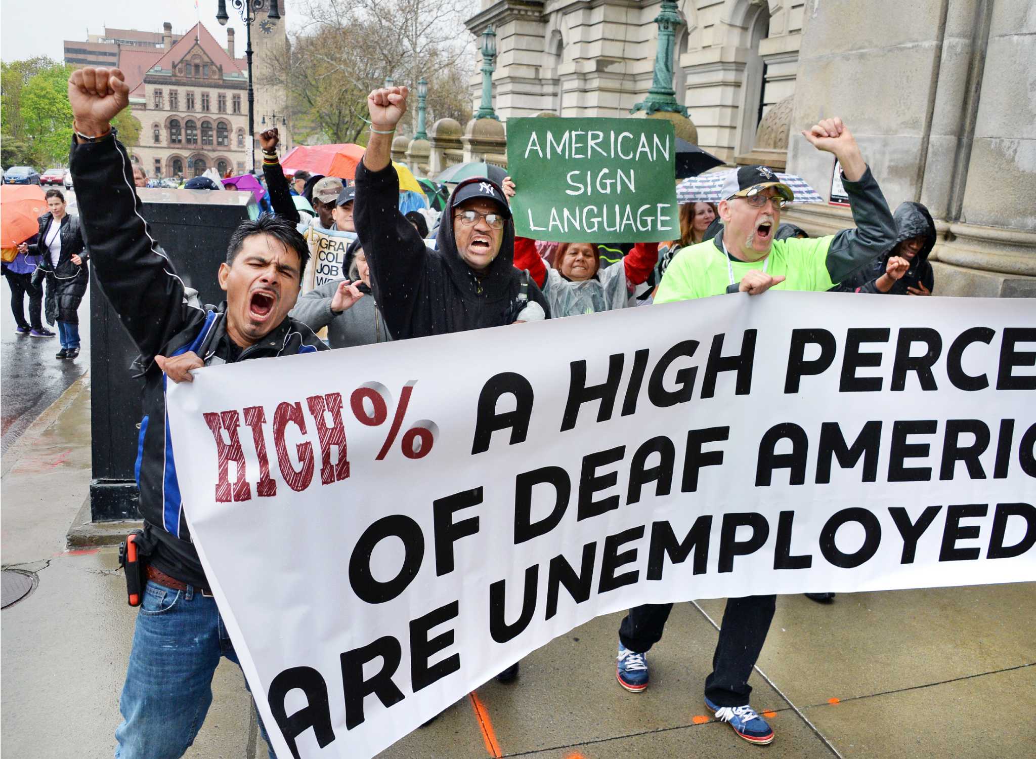 Deaf activists rally at Capitol