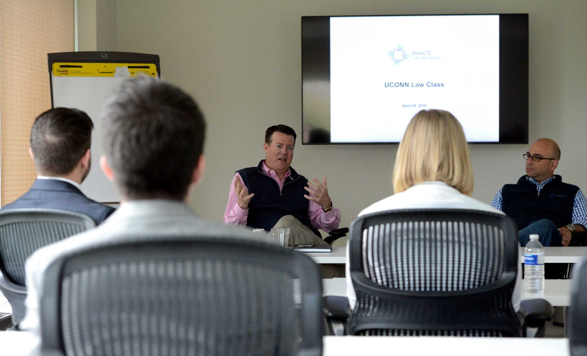 UConn law students get glimpse of Stamford hedge fund