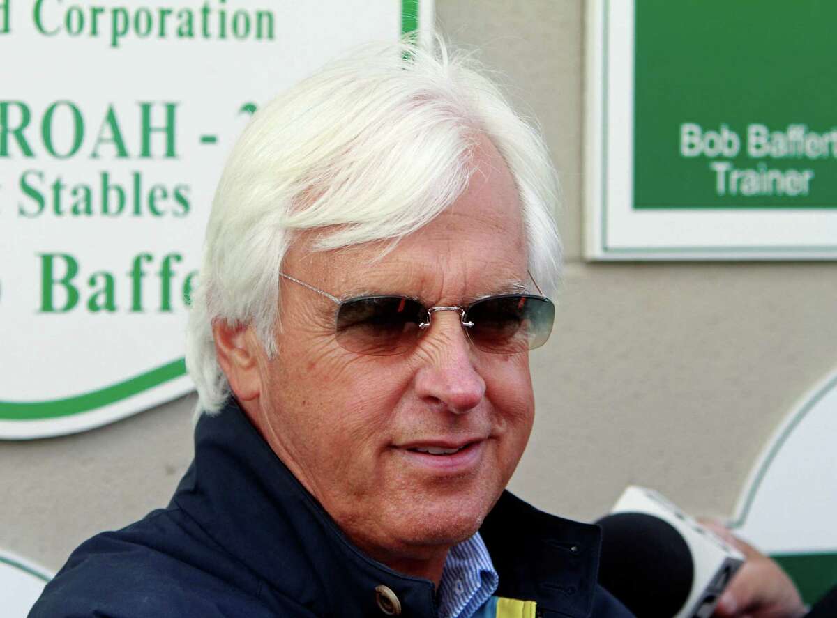 Bob Baffert visits an old friend — American Pharoah